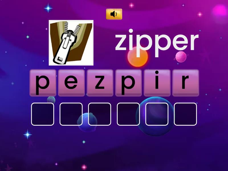 PHONICS Q-Z - Anagrama