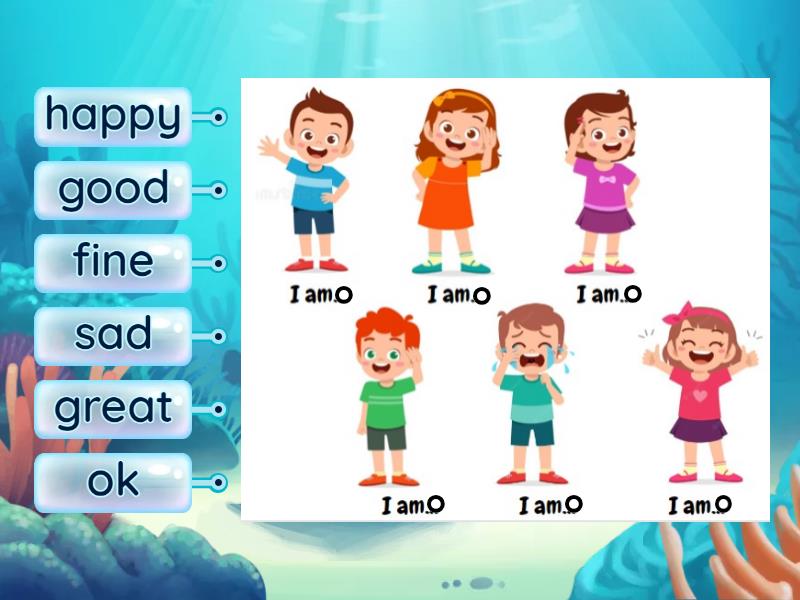 Feelings, Pre-A1, label - Labelled diagram