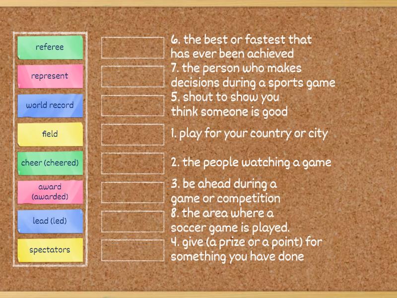 American Empower B2 Upper Intermediate | Unit 3B Vocabulary - Match up