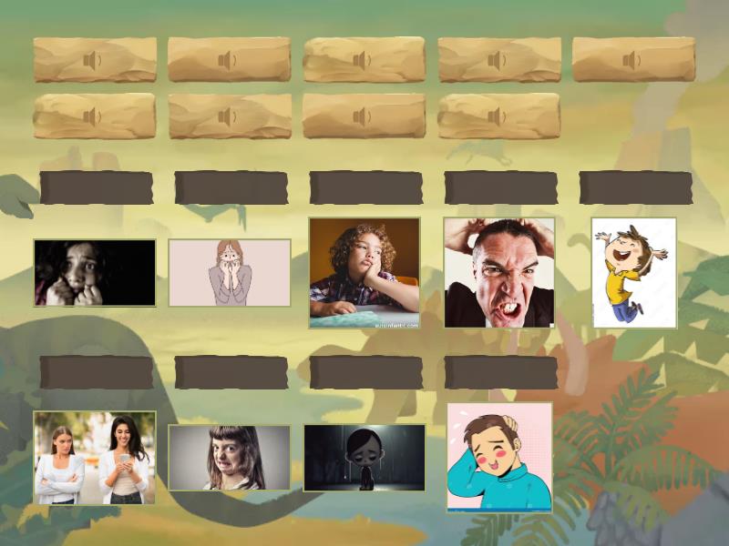 emotions listening activity - Match up