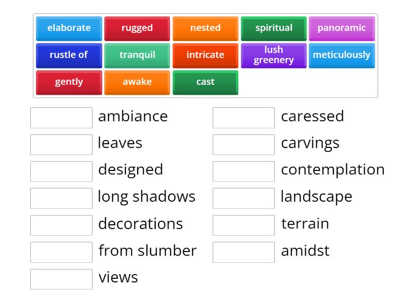 Collocations - Match up