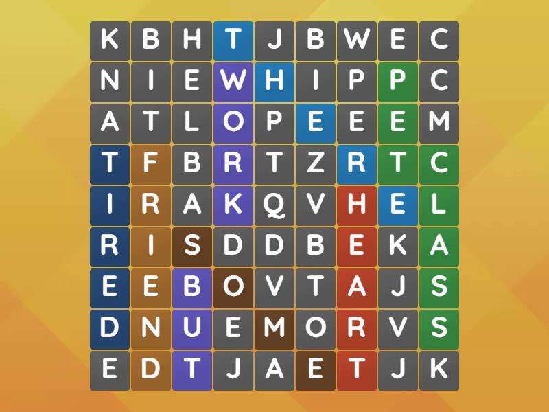 Bedrock Week 16 - Wordsearch