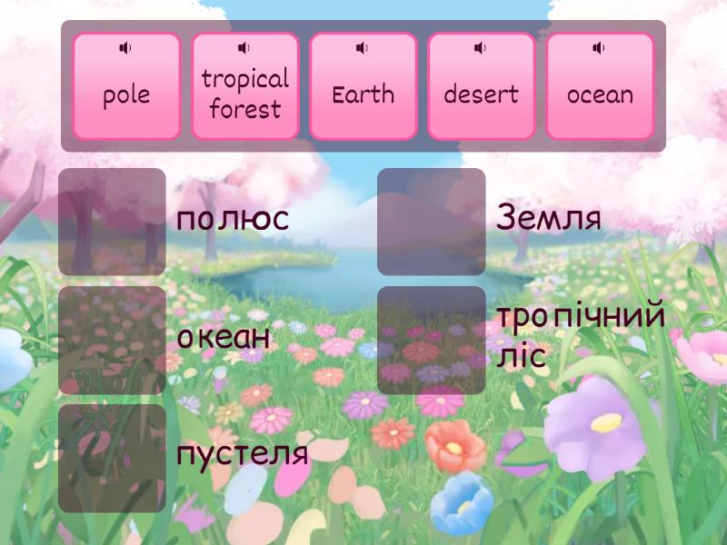 Nature 4 form - Match up