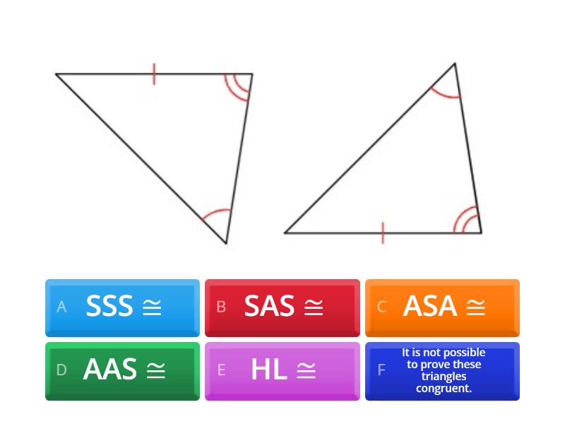 Triangle Congruence Review - Quiz