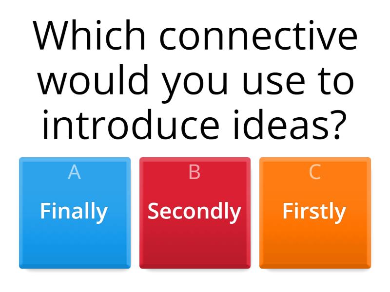 Time connectives sequence - Quiz