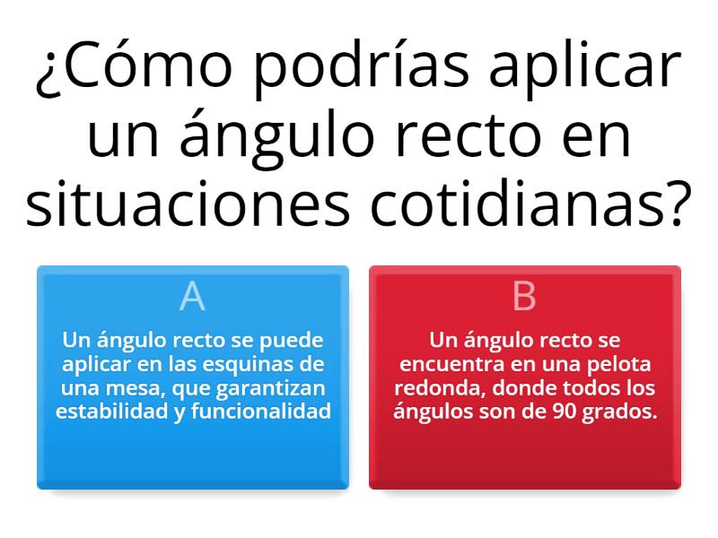 CLASIFICACIÓN DE ÁNGULOS - Test
