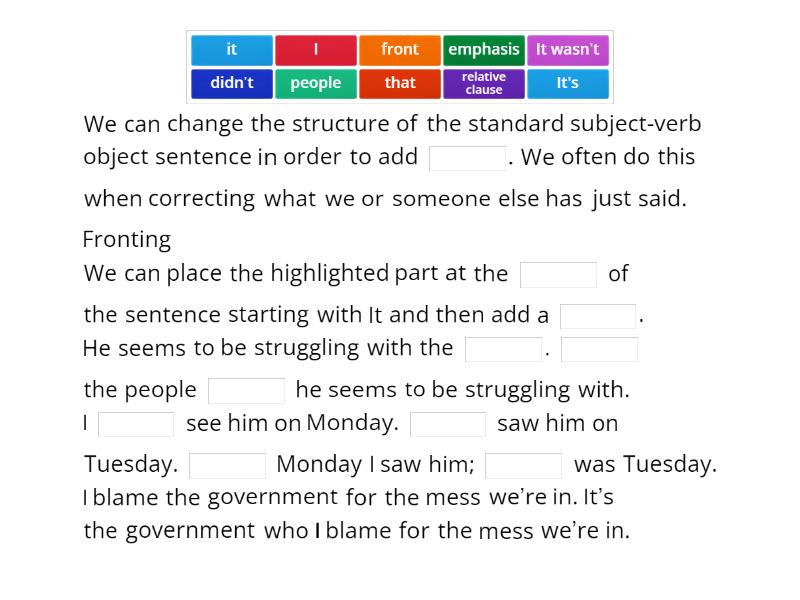 What makes a great corporate culture? (cleft sentences) - Missing word