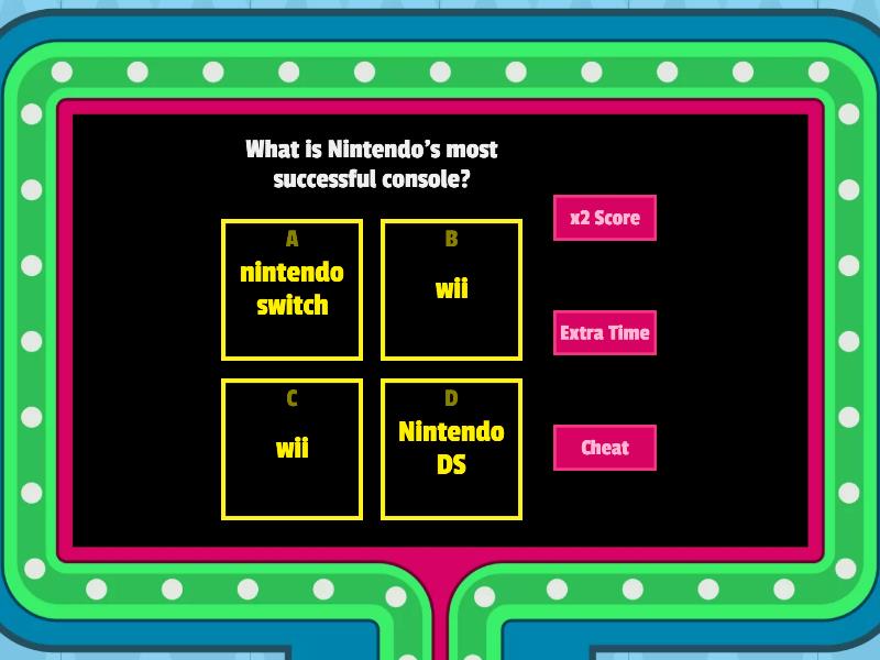 console Quiz - Gameshow quiz