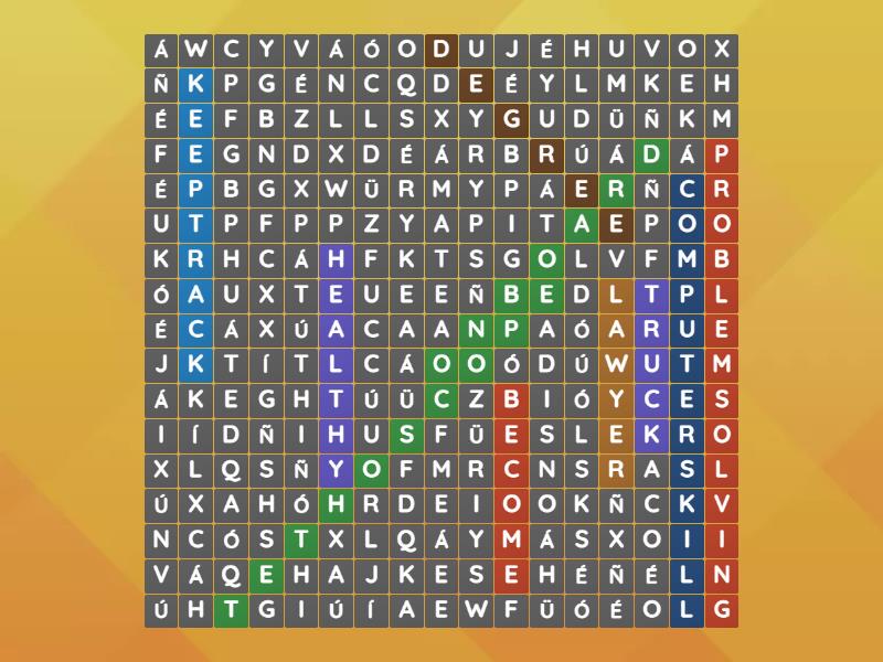 Word Search - Sopa de letras
