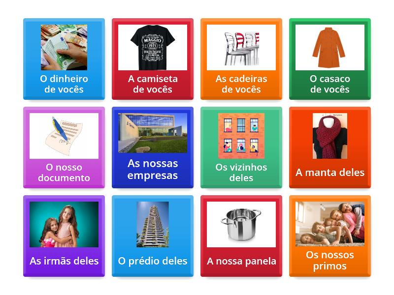 Posessivi•RIPASSO Plurale Basico(2) - Flip tiles