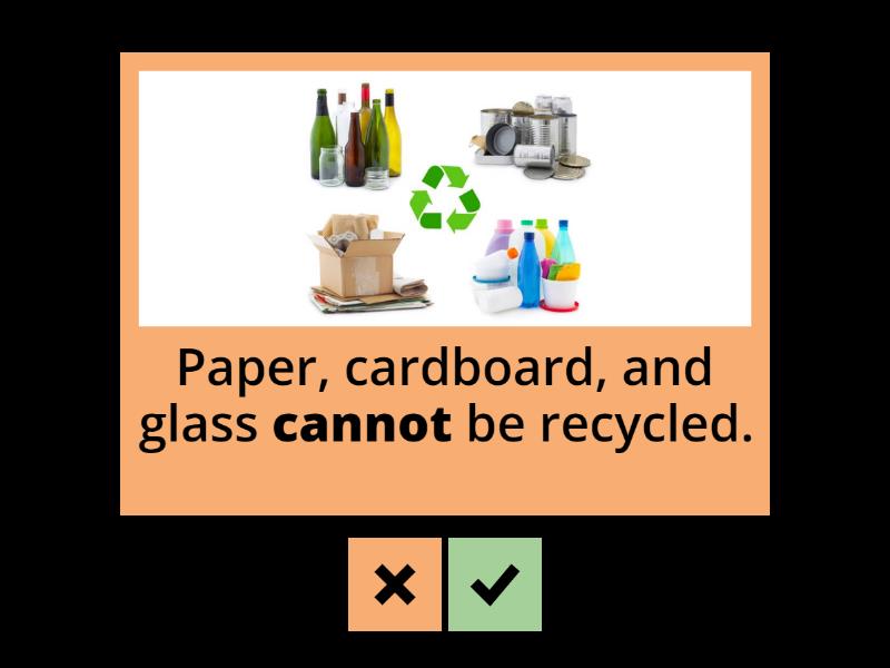 Plastics & Recycling Quiz - Flash cards