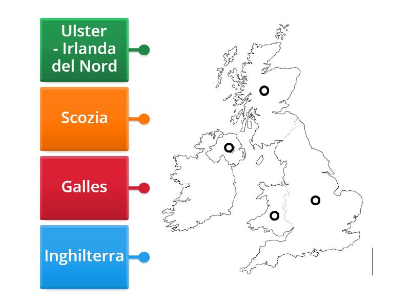 UK - Regioni - Labelled diagram