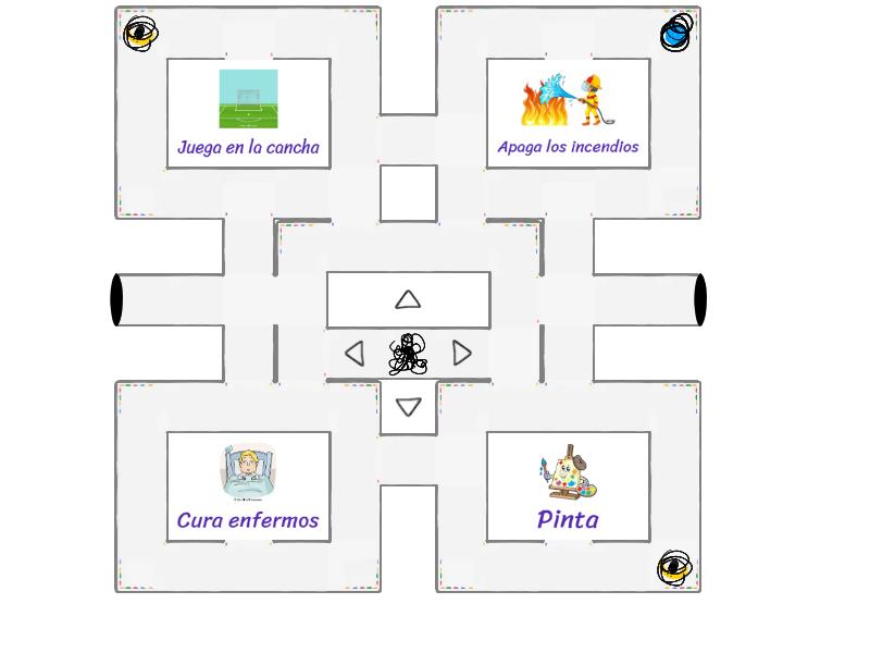 Las profesiones - Maze chase