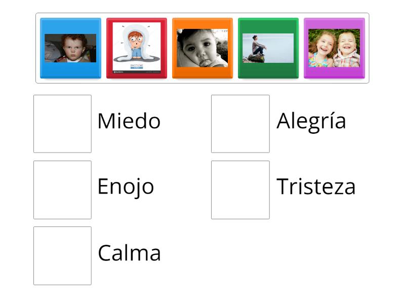 Identifica las emociones - Match up