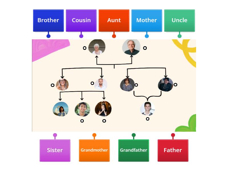 Family Tree - Labelled diagram