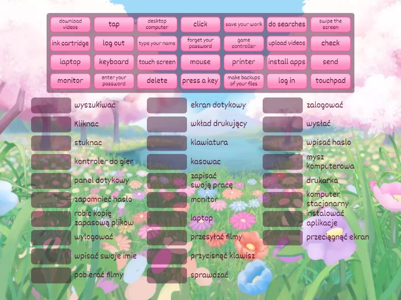 brainy 6 unit 7 - Match up