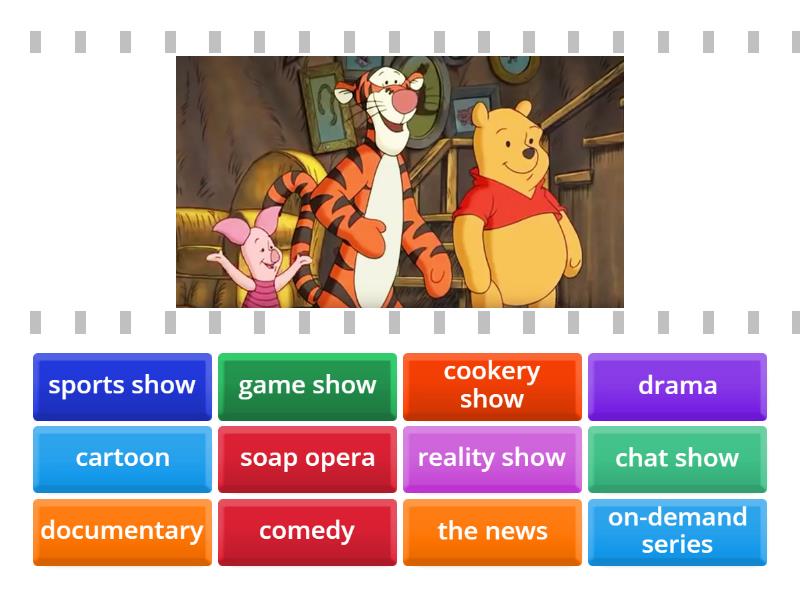 Own it 2 Unit 1 TV shows - Find the match