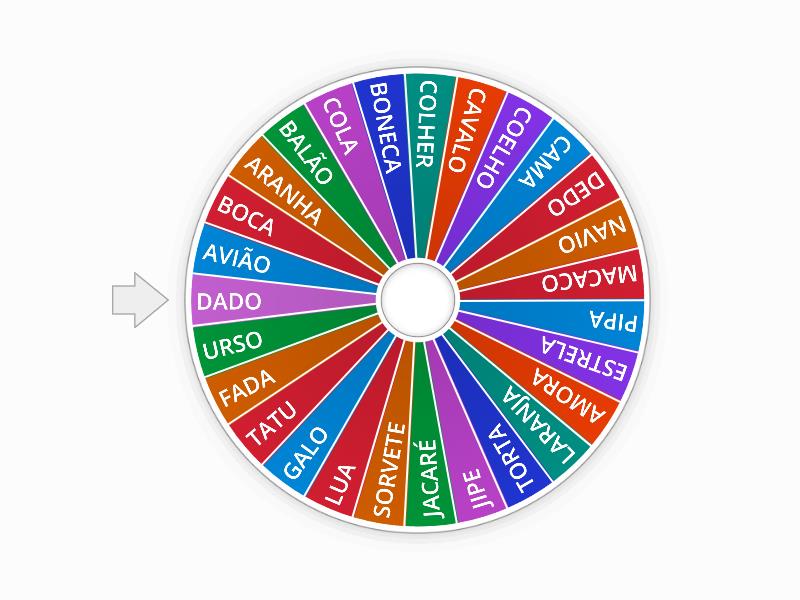 Bingo de Palavras - Random wheel