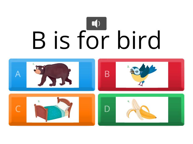 Letter B - Oxford Phonics World 1 - Quiz