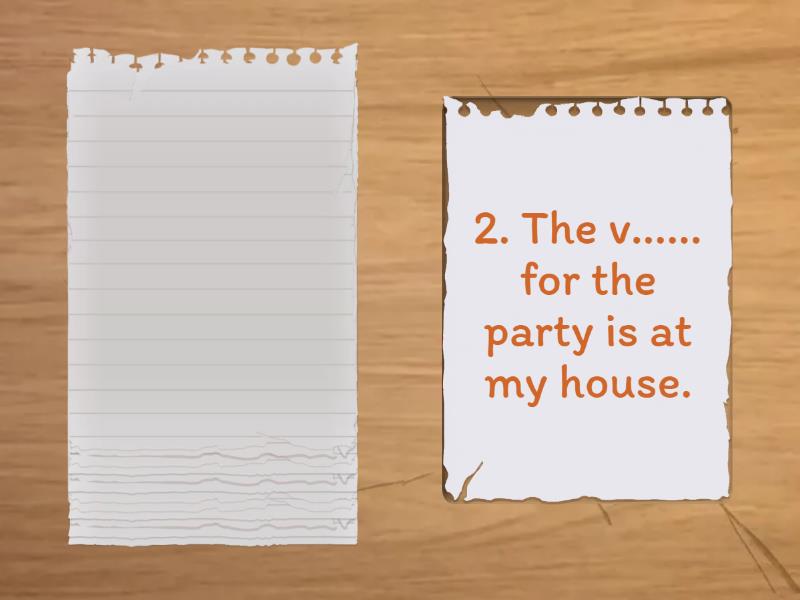 revise words - Speaking cards