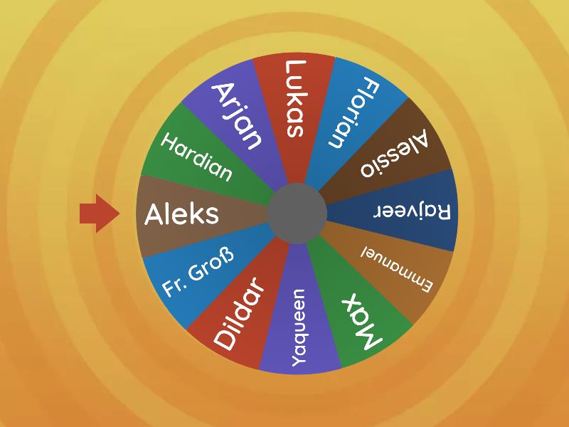 Klasse 2b - Random wheel