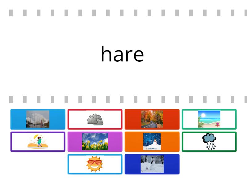 Romaji Japanese seasons and weather - Find the match