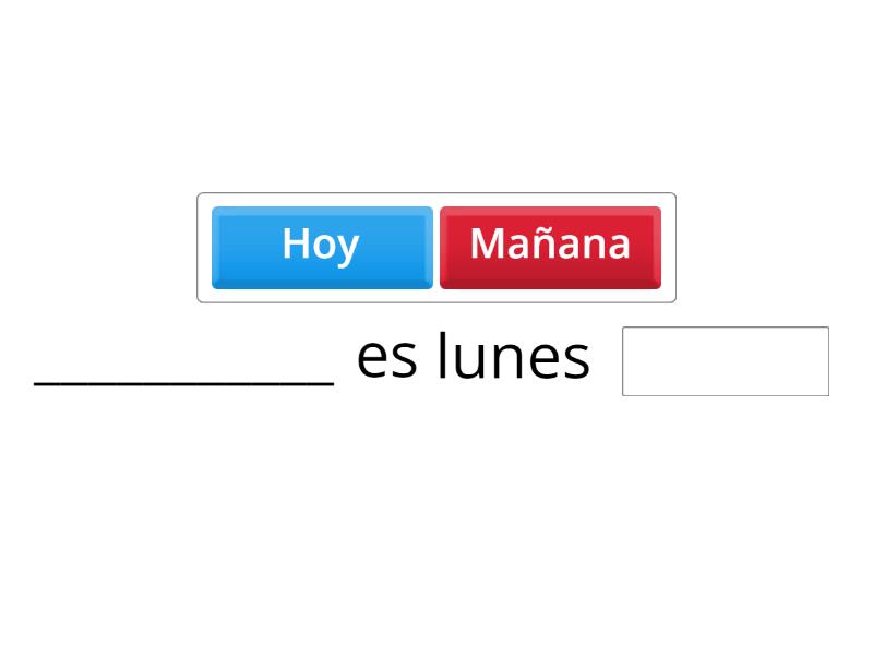 Calendario - Complete the sentence