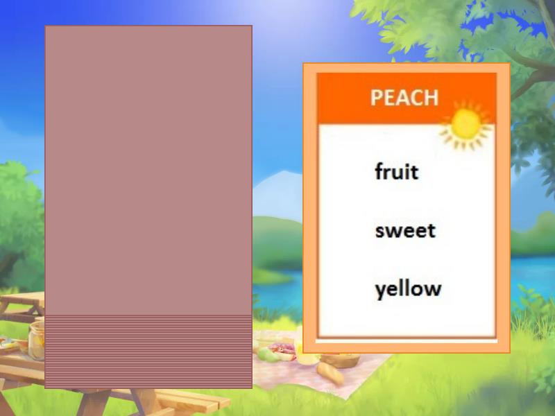 Summer taboo game - Speaking cards