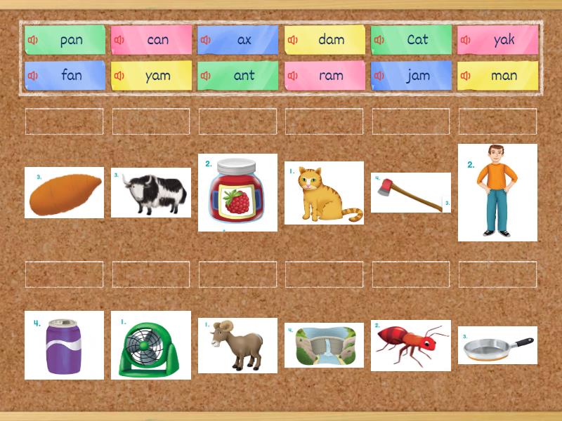 Oxford Phonics 2 Unit 1 Picture matching - Une las parejas