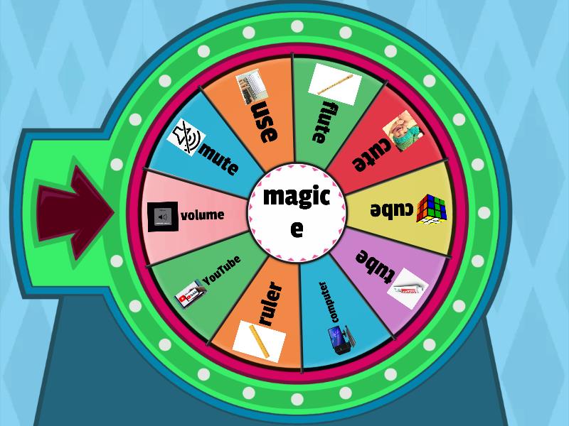 Magic e - u_e - Spin the wheel