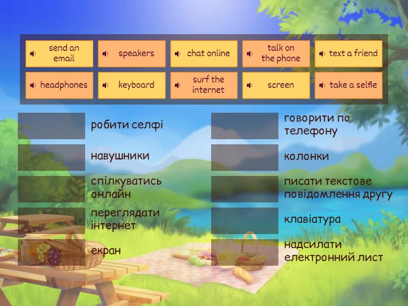 Go getter 2 unit 3 (Technology) - Match up