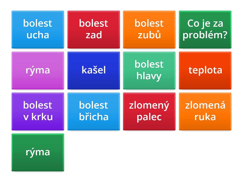 Kids Box 3 U5 - HEALTH problems () - Flip tiles