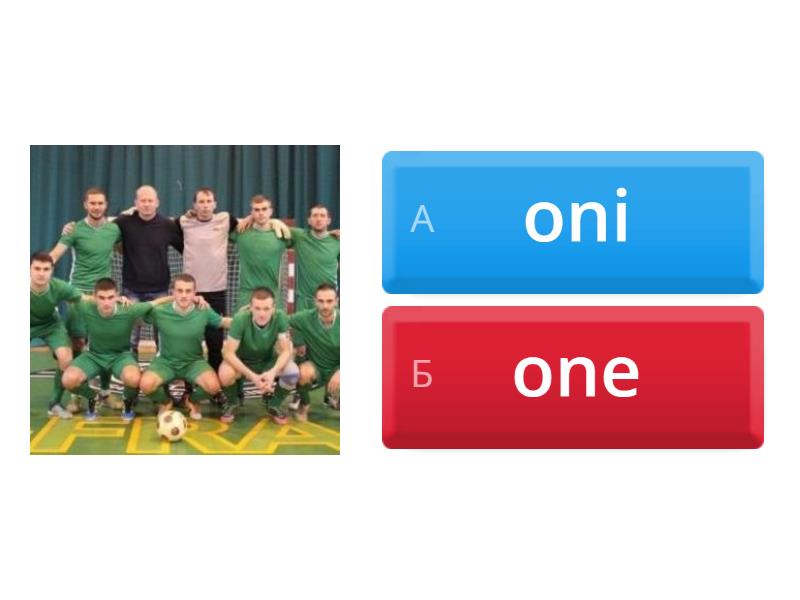 Oni / one? - Cuestionario