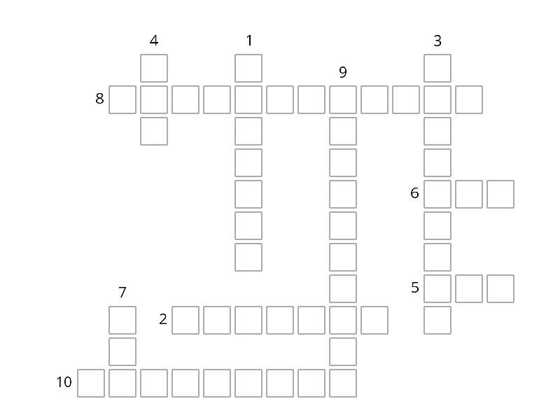 Operating Systems (part 1) - Crossword