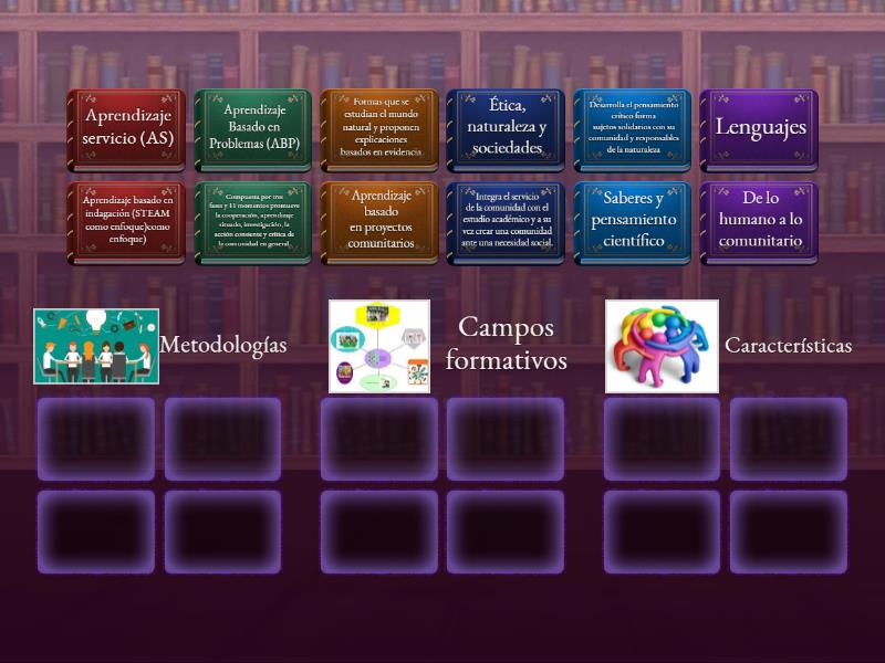 Metodologías y los campos formativos - Group sort