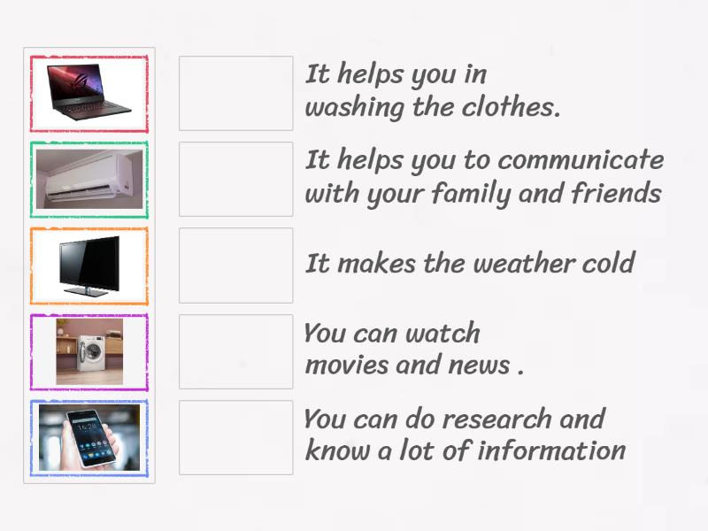 Match the devices - Match up