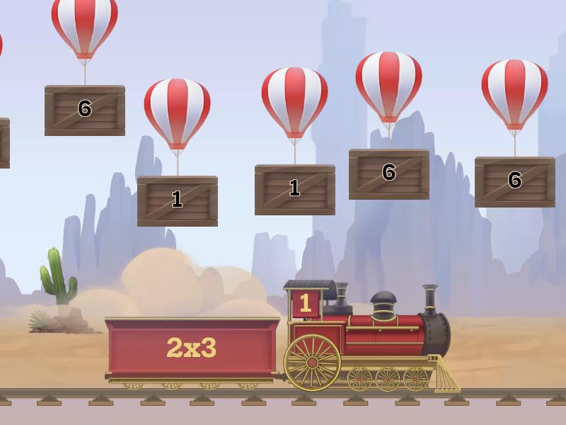 Multiplication - Balloon pop