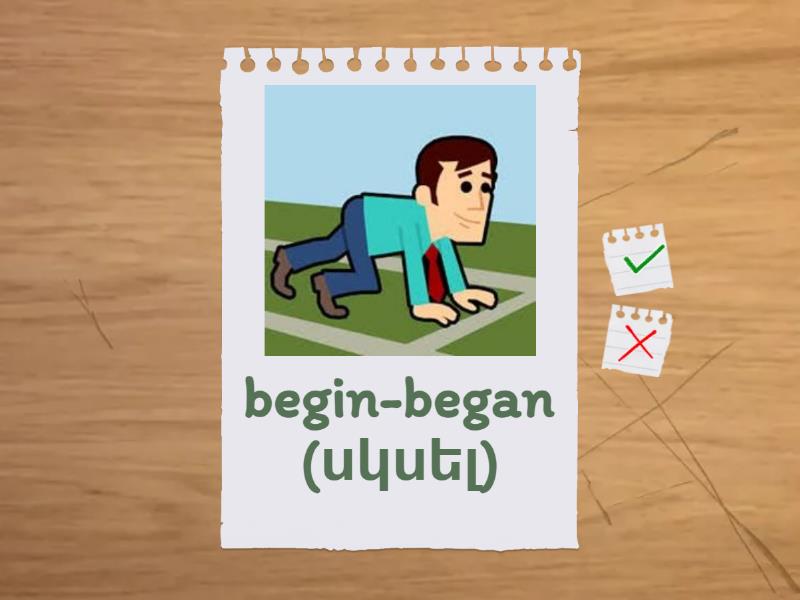 Irregular Verbs (Past Simple and Participle) - Tarjetas flash