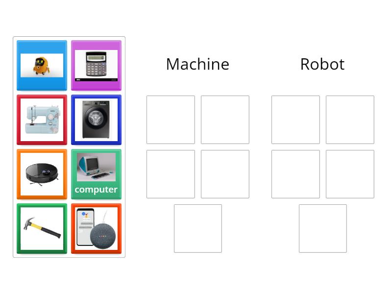 Machine or Robot - Group sort