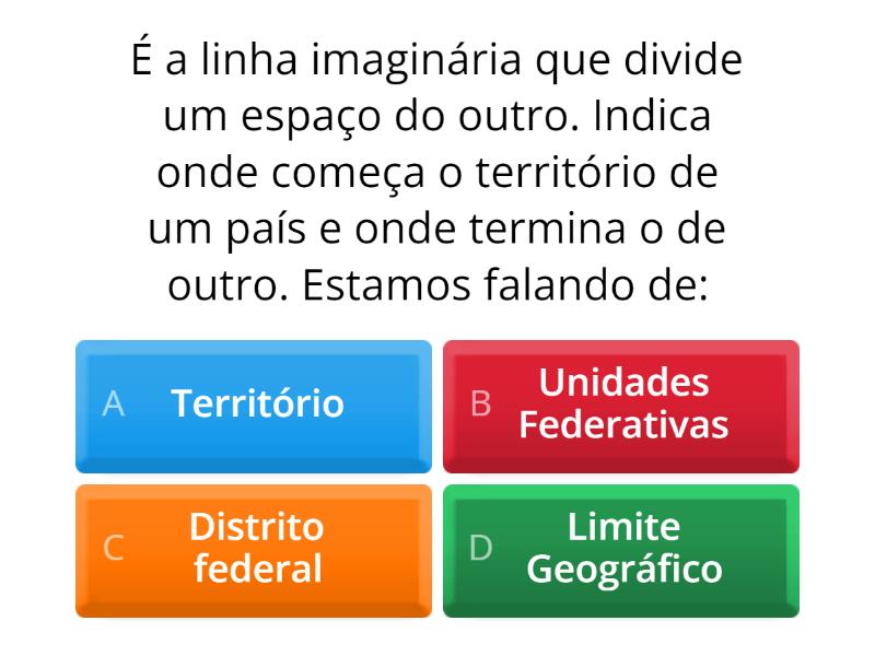 Limites Geográficos - 4º ano IDB 2024 - Cuestionario