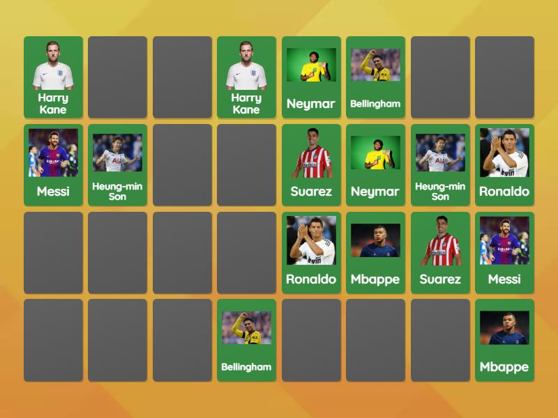 Matching football players - Matching pairs