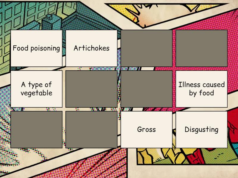 Guts - Part 1 - Vocabulary - Matching pairs