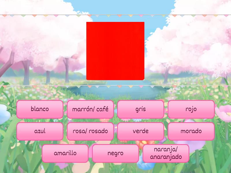 Los colores - Find the match
