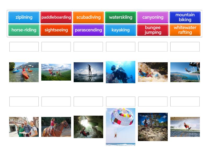 Holiday activities Harmonize 3 UNIT 2 - Match up