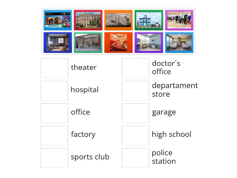 Places of Work - Match up