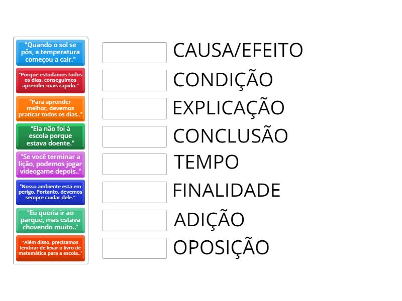 D039_P: Reconhecer o sentido das relações lógico-discursivas em um ...