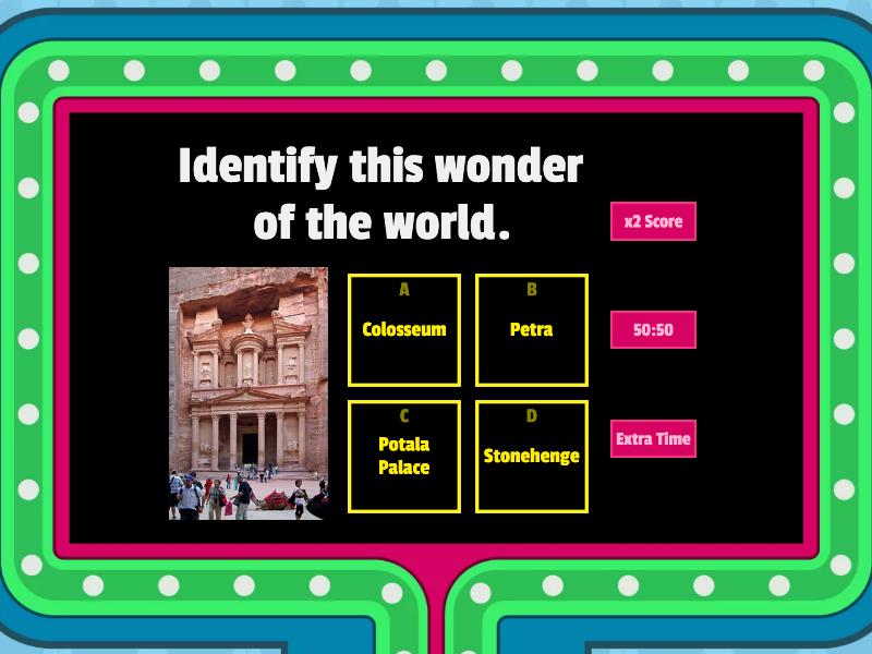 Wonders of the World - Gameshow quiz