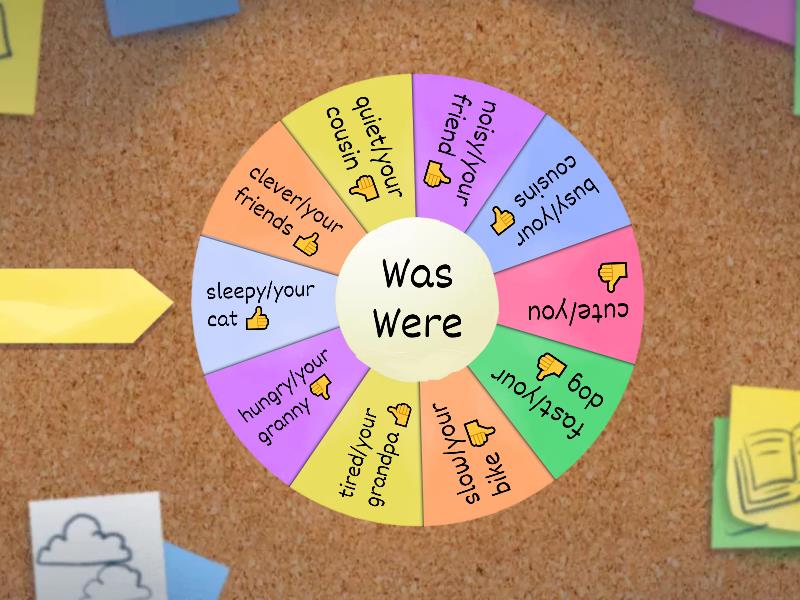 Was Were - Spin the wheel