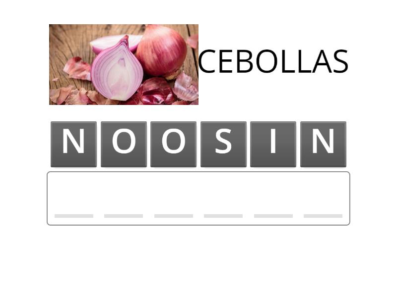 VEGETABLES - Anagram