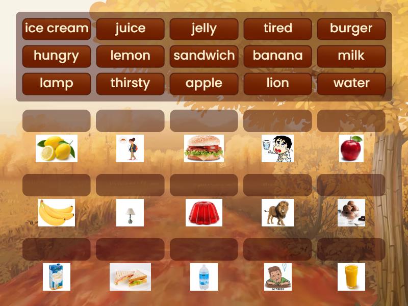 Unit 12 grade 1 - Match up